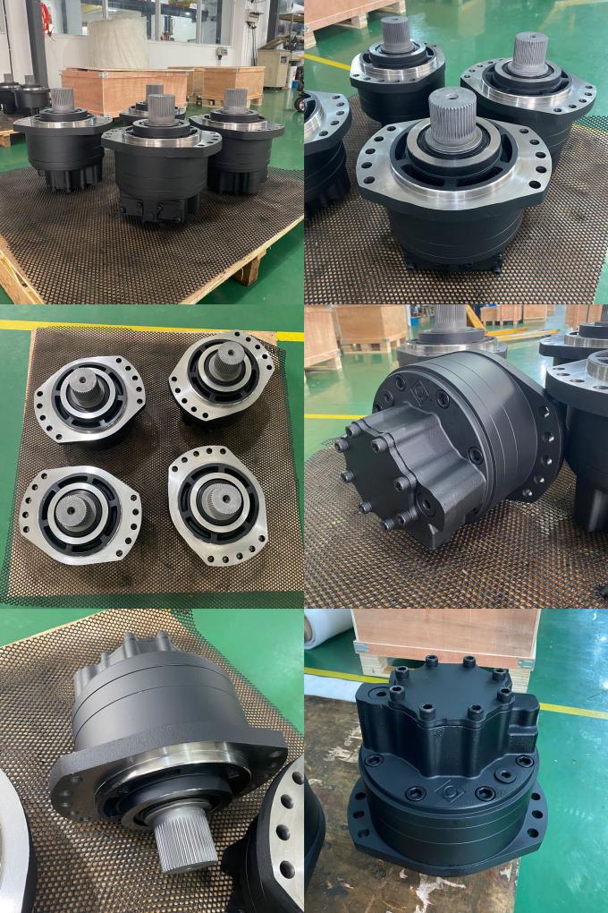 Radial Piston Design Hydraulic Piston Motor For Skid Steer Loader High ...