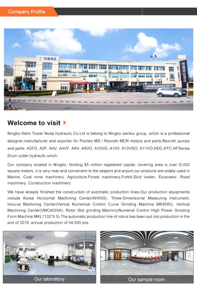 Poclain MS50 High Pressure Hydraulic Motor For Construction Mining ...