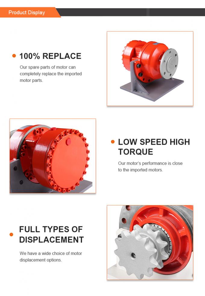 Boschrexroth MCR10 hydraulic drive motor final drive track motor with ...