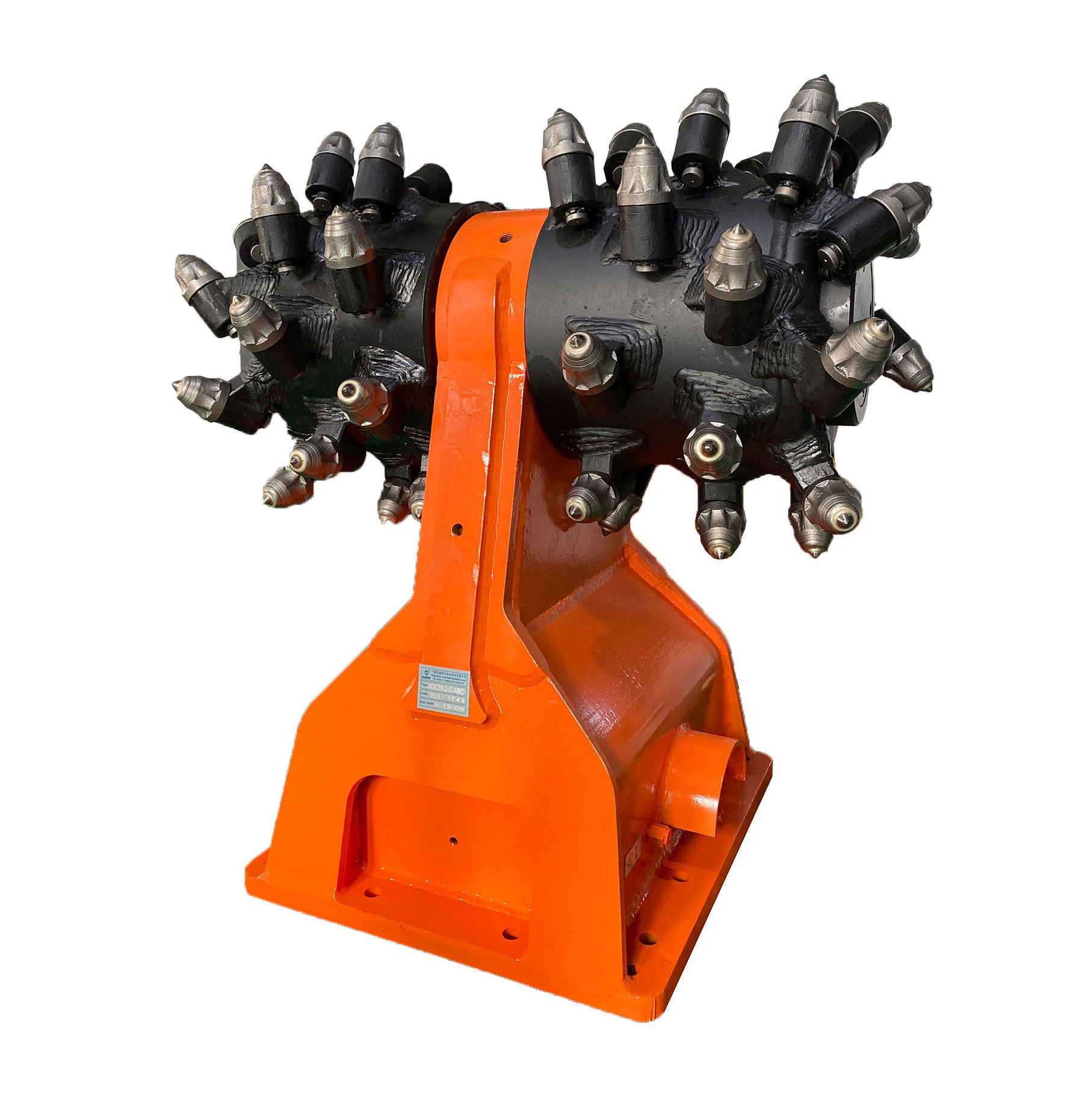 70 Kw Excavator Rotary Cutter , Drum Head Cutter For Carterpillar ...